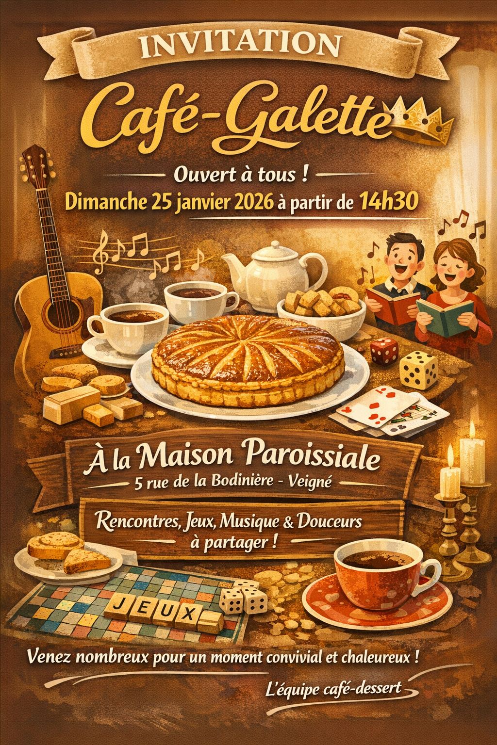 🎉 Invitation à la Galette des Rois de notre paroisse 👑 | Paroisse Saint ...
